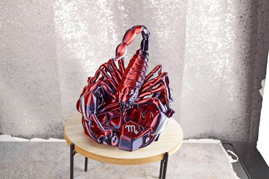 3D Printed Scorpio Statue, Libra Decor, Scorpio Figurine, Scorpio Gifts ...