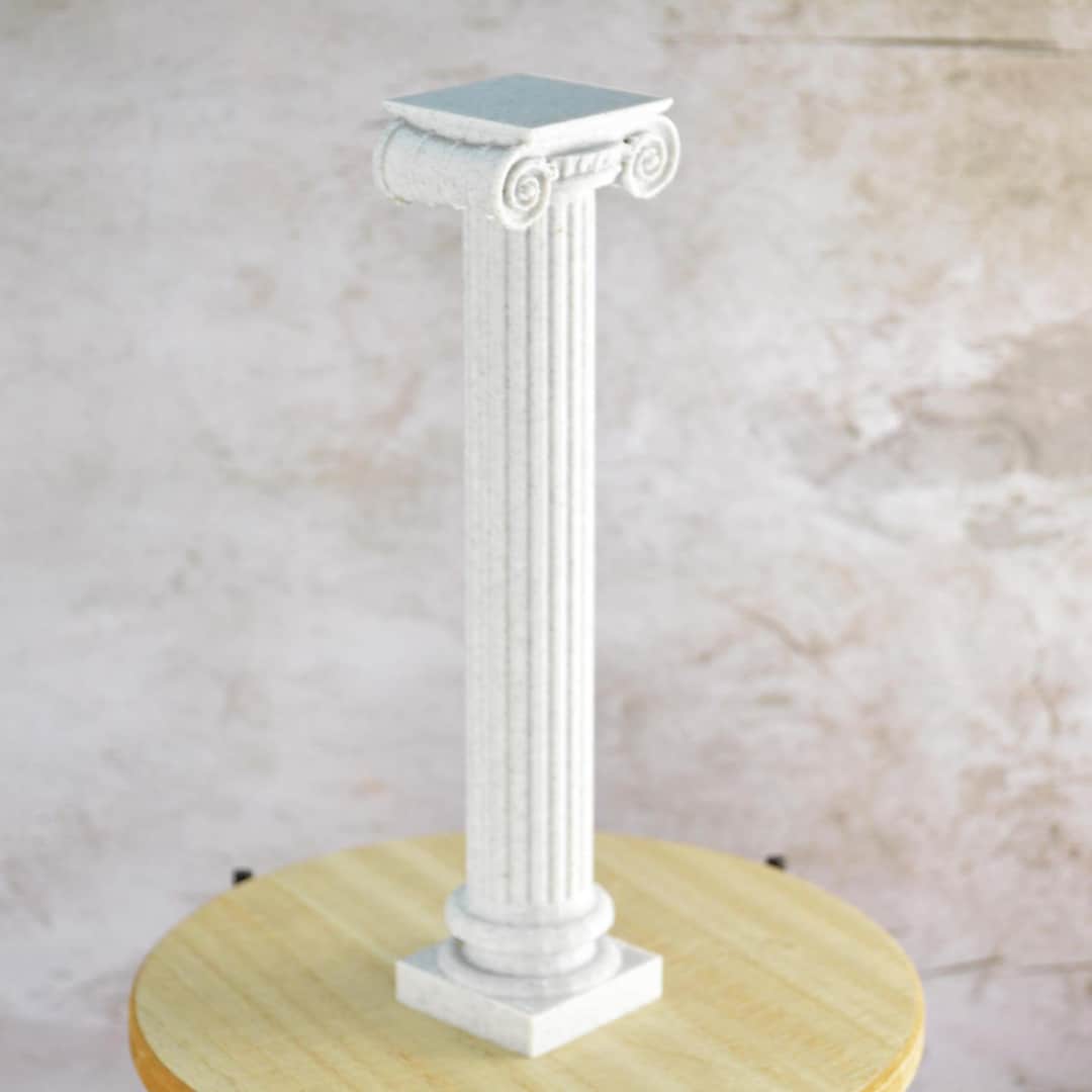 3D Printed Greek Ionic Column, Greek Pillar, Cake Pillars, Greek Column Pedestal, Marble Pillars ...