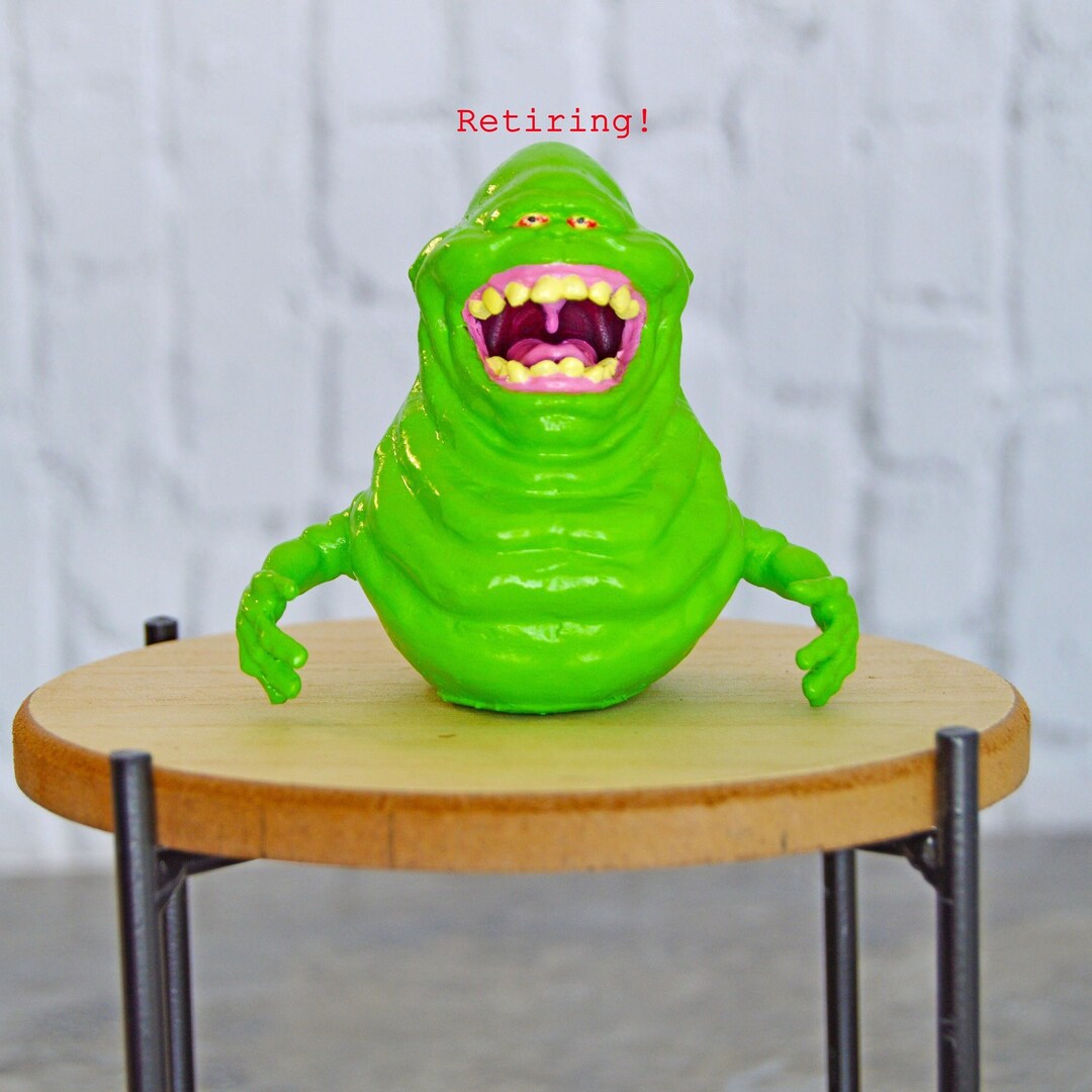 Buy Ghostbusters Slimer Figure, Glow in the Dark Ghost Figure, Movie ...