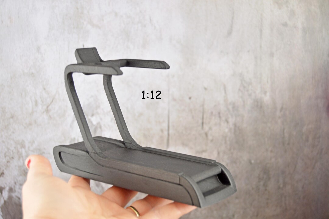 Exercise Equipment for Dolls, 1 12 Scale Dollhouse Treadmill, Miniature ...