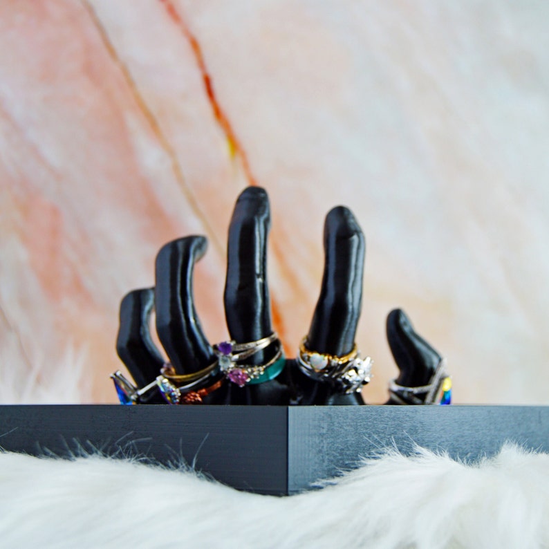 Ring Display Hand Ring Display Stand Hand Ring Holder With - Etsy