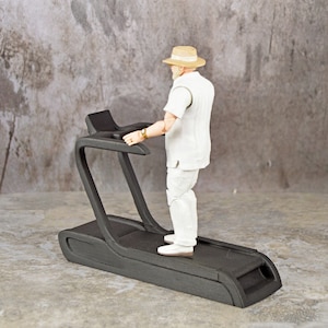 Exercise Equipment for Dolls, 1 12 Scale Dollhouse Treadmill, Miniature ...