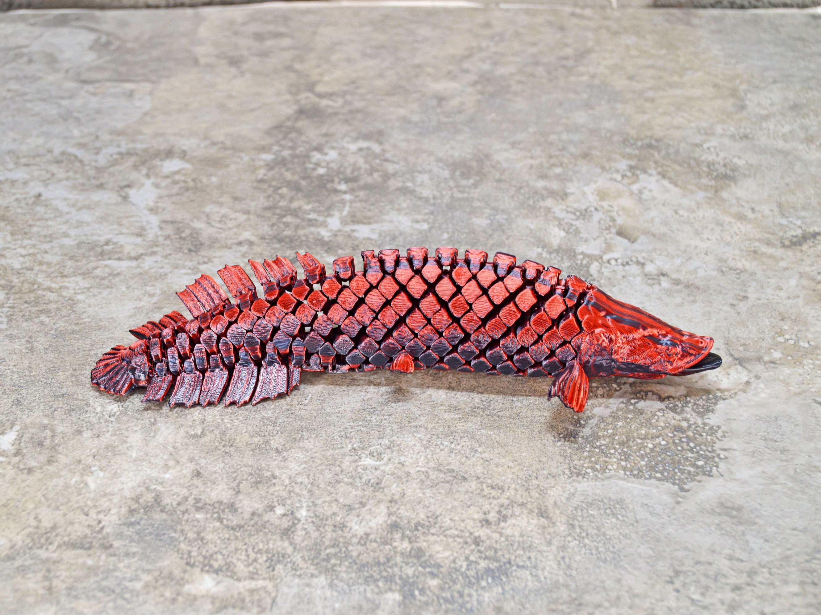 3D Printed Pirarucu Fidget Toy, Fish Fidget Toy, 3D Printed Fish, 3D ...