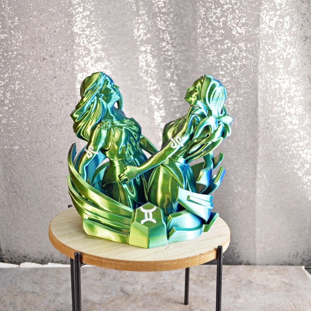 3D Printed Gemini Statue, Gemini Birthday Gift, Gemini Astrology Gifts ...