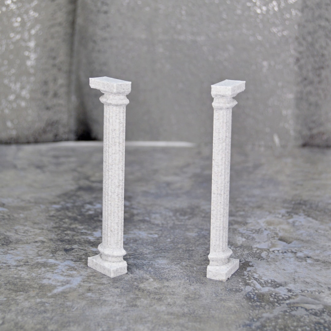Half Greek Pillar, Half Column, Greek Column, Greek Decor, Miniature ...