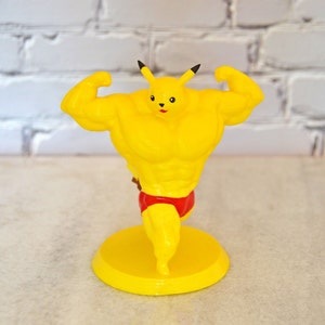 3D Printed Buff Pokemon Set Swole Pokemon Muscle Pokemon - Etsy Ireland
