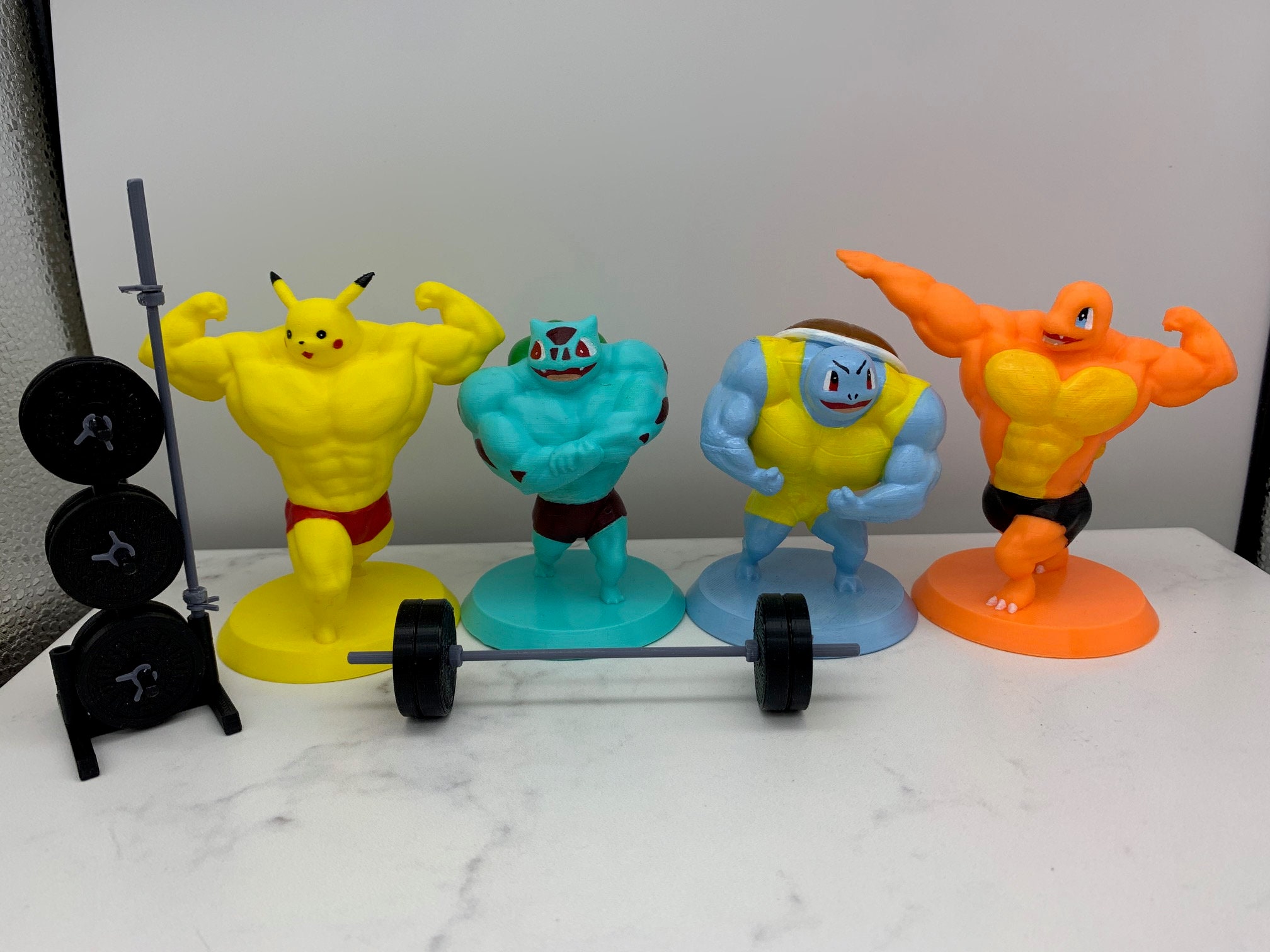 3D Printed Buff Bulbasaur Figure Bulbasaur Gift | Etsy