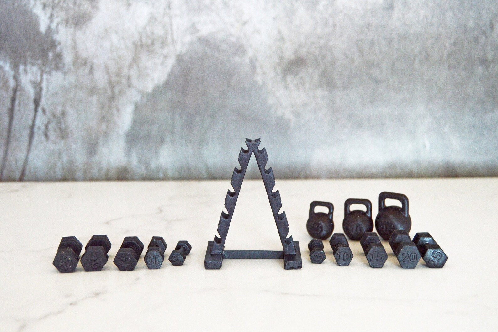1 12 Scale Weights, Mini Dumbbells Set, Mini Weights, 1 12 Scale ...