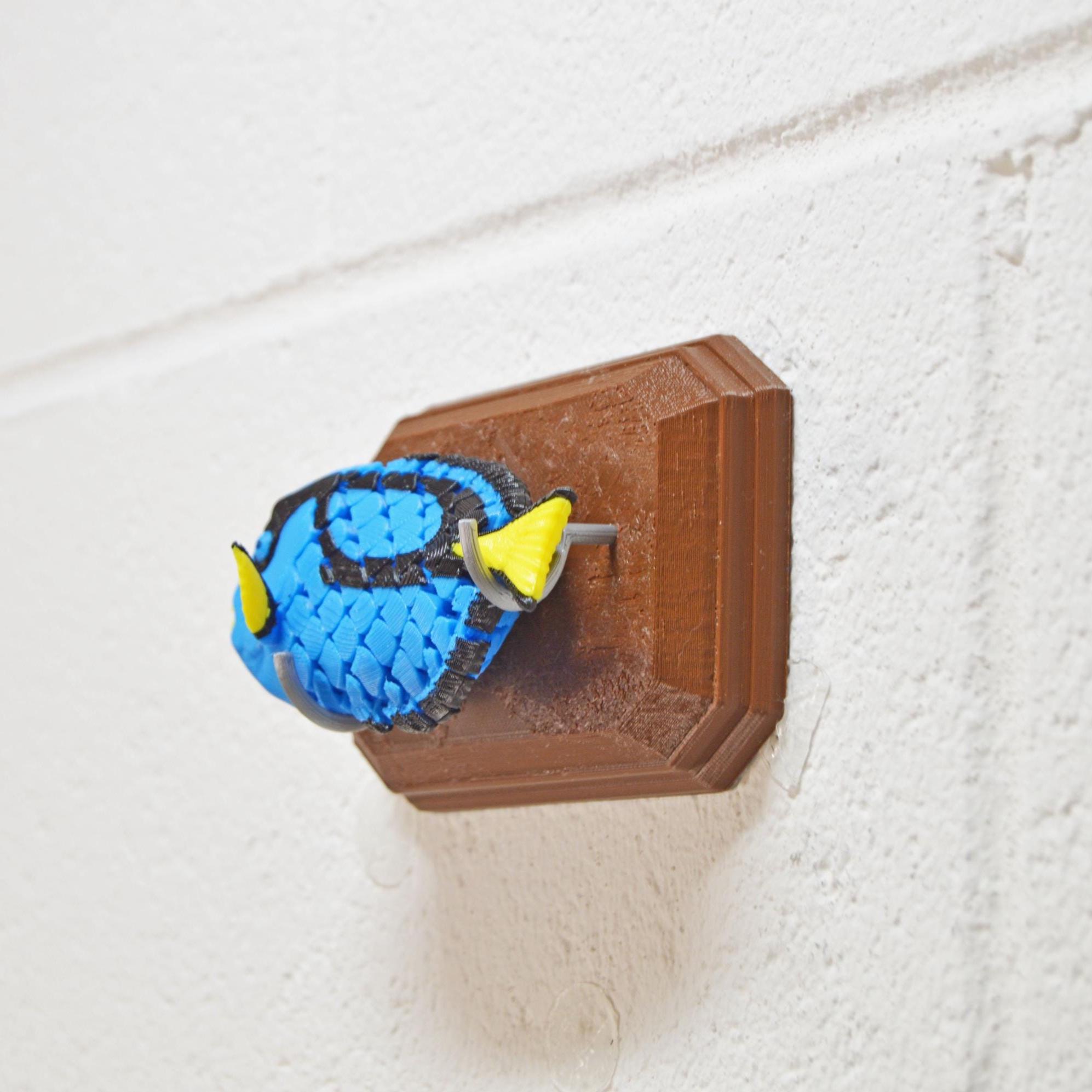 Blue Tang Fish, 3D Printed Articulated Fish, Gag Gift Trophy, Fisherman ...
