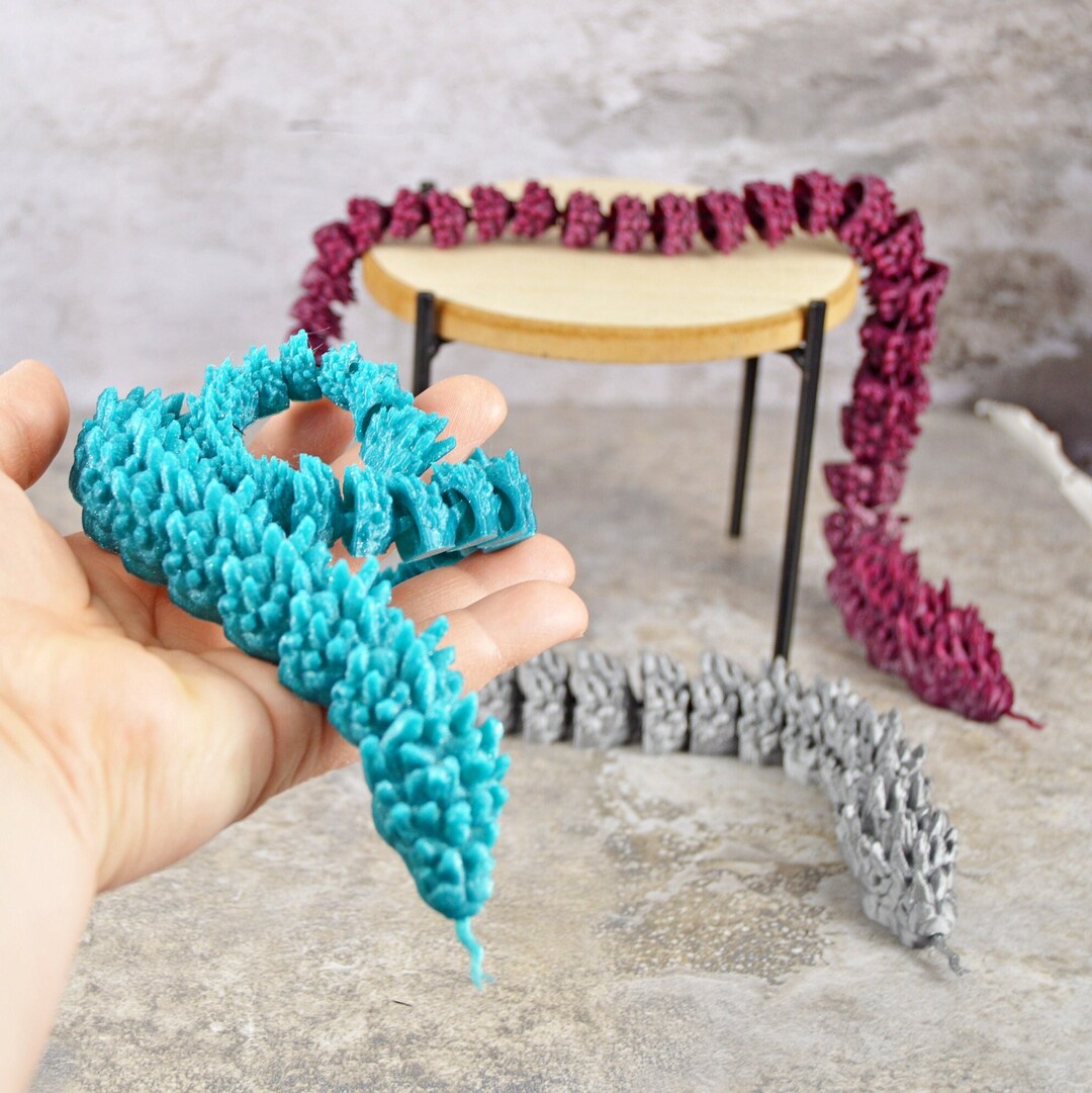 Articulated Snake Snake Gifts for Kids Snake Fidget 3D - Etsy