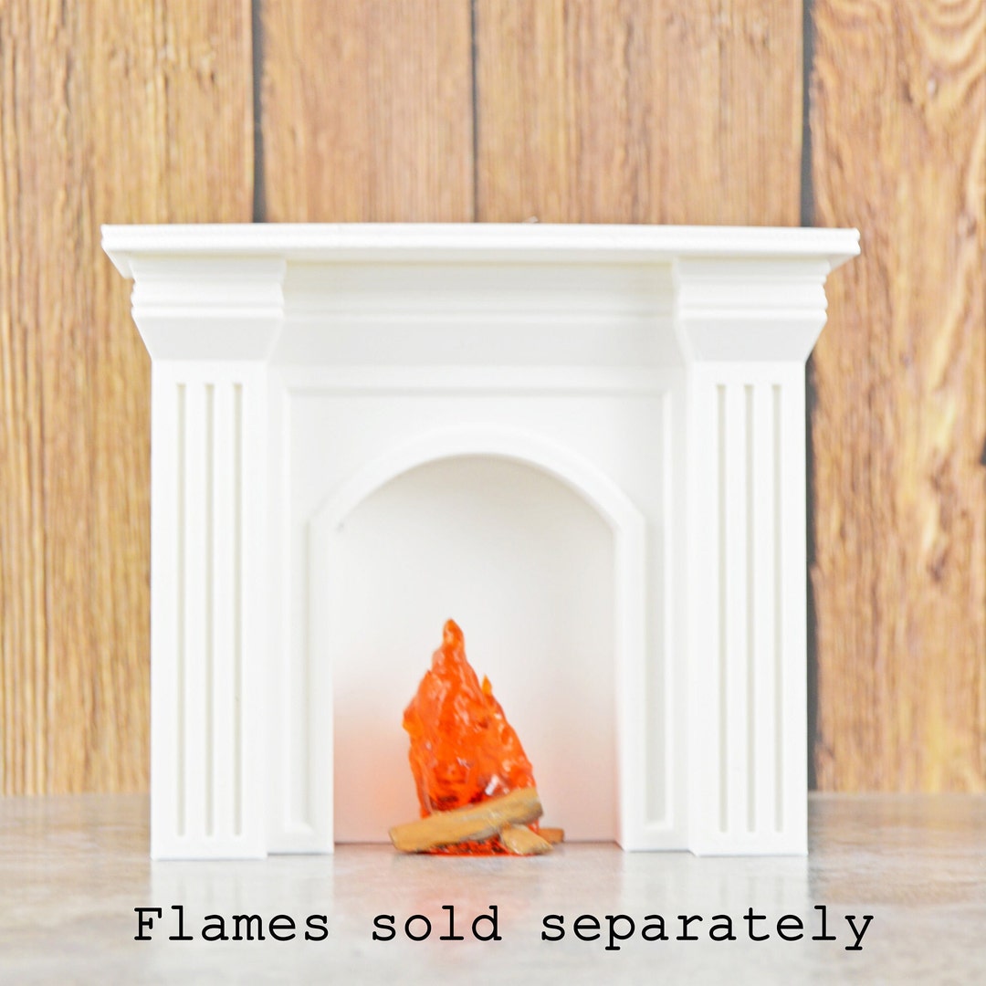 1 6 Scale Fireplace, Dollhouse Miniature Fireplace, Modern Fireplace ...