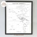 Map of America Poster Download Map Printable Map / Black and White Map ...