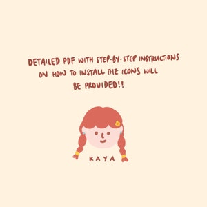 120+ Cute Pastel Ios 14 App Icons + Wallpapers | Doodle Style Aesthetic ...