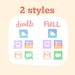 120 Cute Pastel Ios 14 App Icons Wallpapers Doodle Style Aesthetic ...