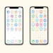 120 Cute Pastel Ios 14 App Icons Wallpapers Doodle Style - Etsy