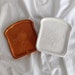 Ceramic Toast-shaped Plate - Etsy