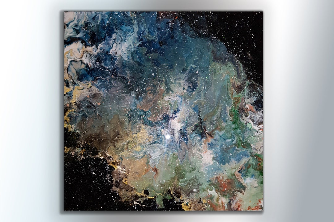 Original Acrylic Painting - Space Artwork - Hand Painted - ″rocky ...