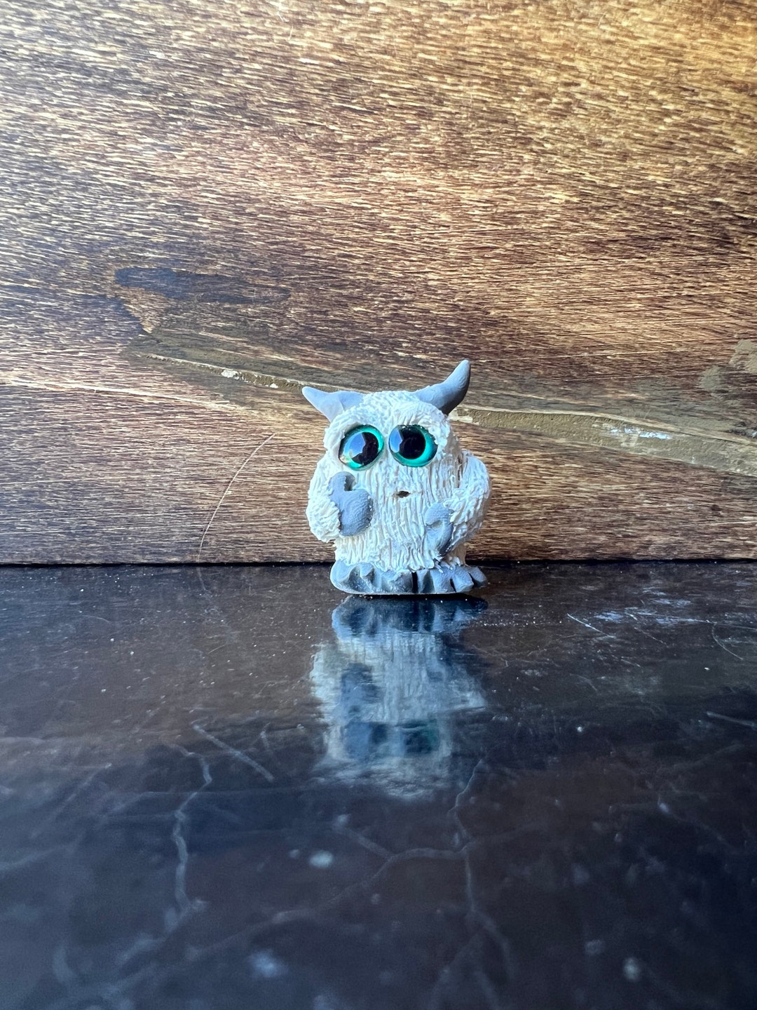 Yeti Polymer Clay Figurine - Etsy