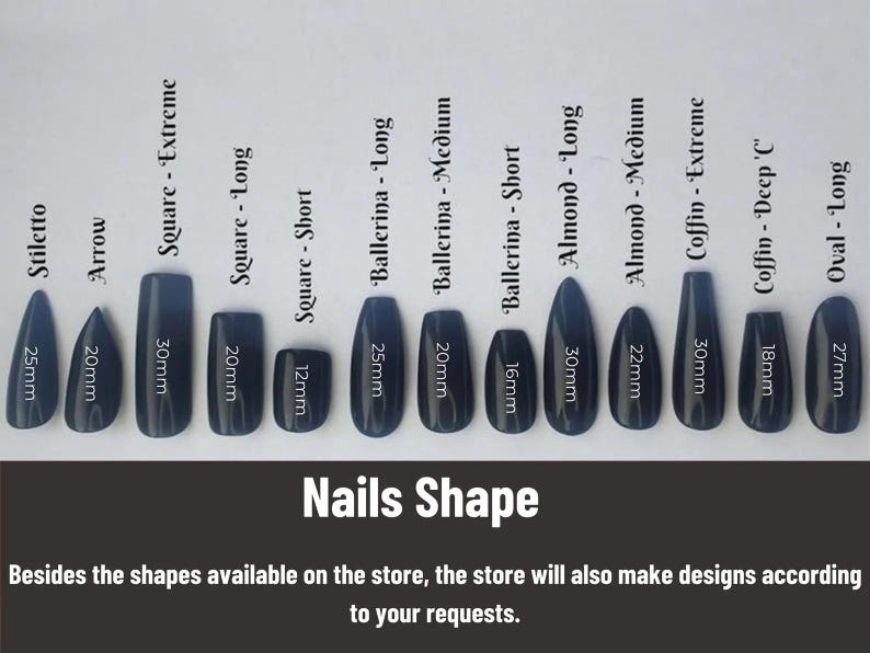 Gothic Harlequin Press on Nails, Moon and Star Nail Art, Luxury 3D ...