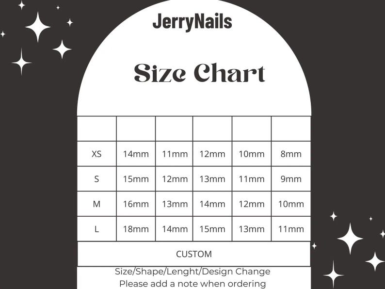 Gothic Harlequin Press on Nails, Moon and Star Nail Art, Luxury 3D ...