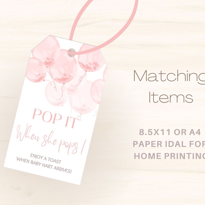 Pop When She Pops Labels - Etsy