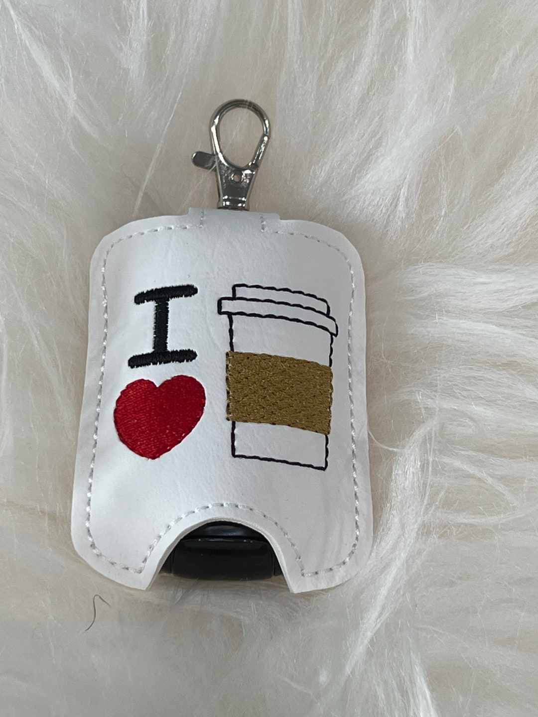 Embroidered Key Fob Customized With the Name of Your Choice. - Etsy
