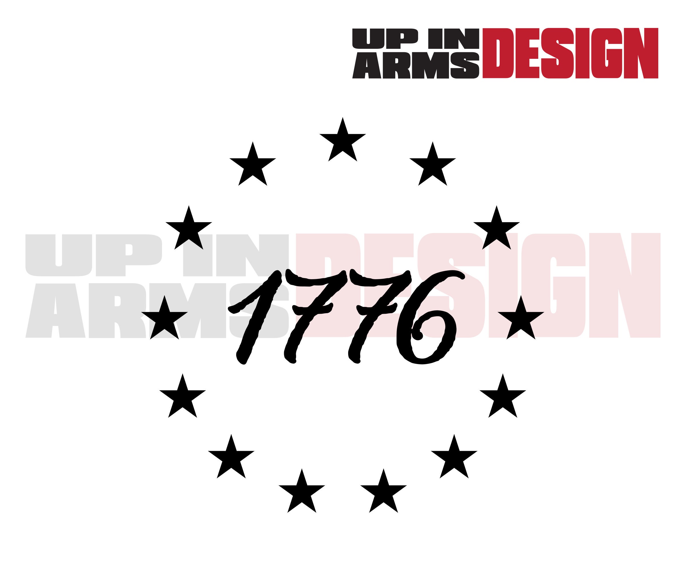 1776 Stars Circle Freedom America USA PNG SVG Vector Digital | Etsy