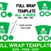 Cup Wrap Templates Svg, Tumbler Template 24oz, Cup Wrap Template Svg ...