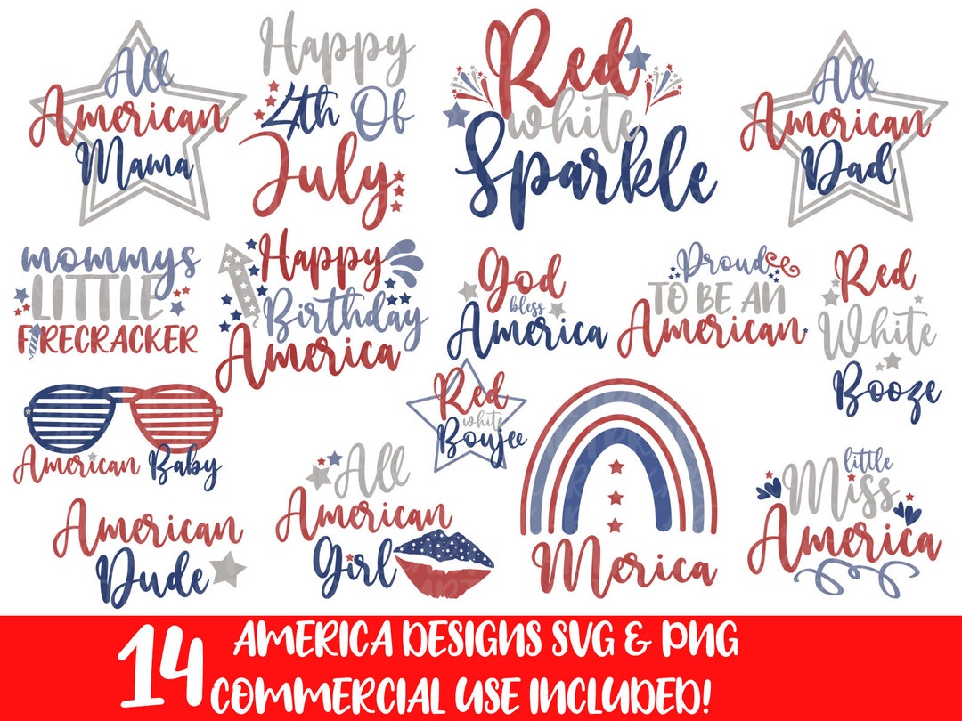 4th of July SVG Bundle, July 4th SVG, Fourth of July Svg, America Svg ...