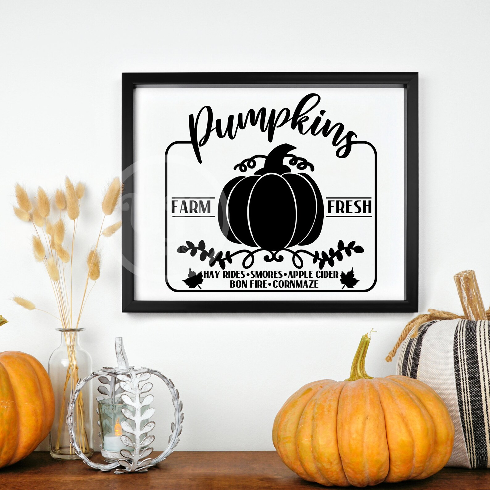 Rustic Fall Svg Bundle, Farmhouse Fall Svg, Pumpkin Patch Svg, Autumn ...