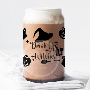 Halloween Ghost Glass Cup Svg, Bundle, Pumpkin and Ghost 16oz Libbey ...