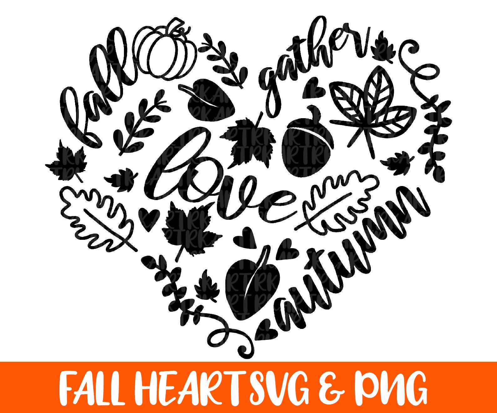 Fall Saying Svg Fall Heart Svg Leaves Svg Pumpkin Svg - Etsy
