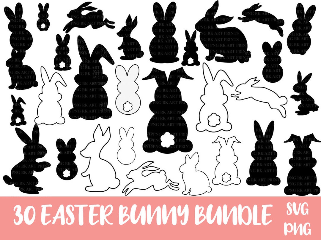 Rabbit SVG Bundle, Rabbit Svg, Rabbit Png Bundle, Rabbit Svg, Rabbit ...