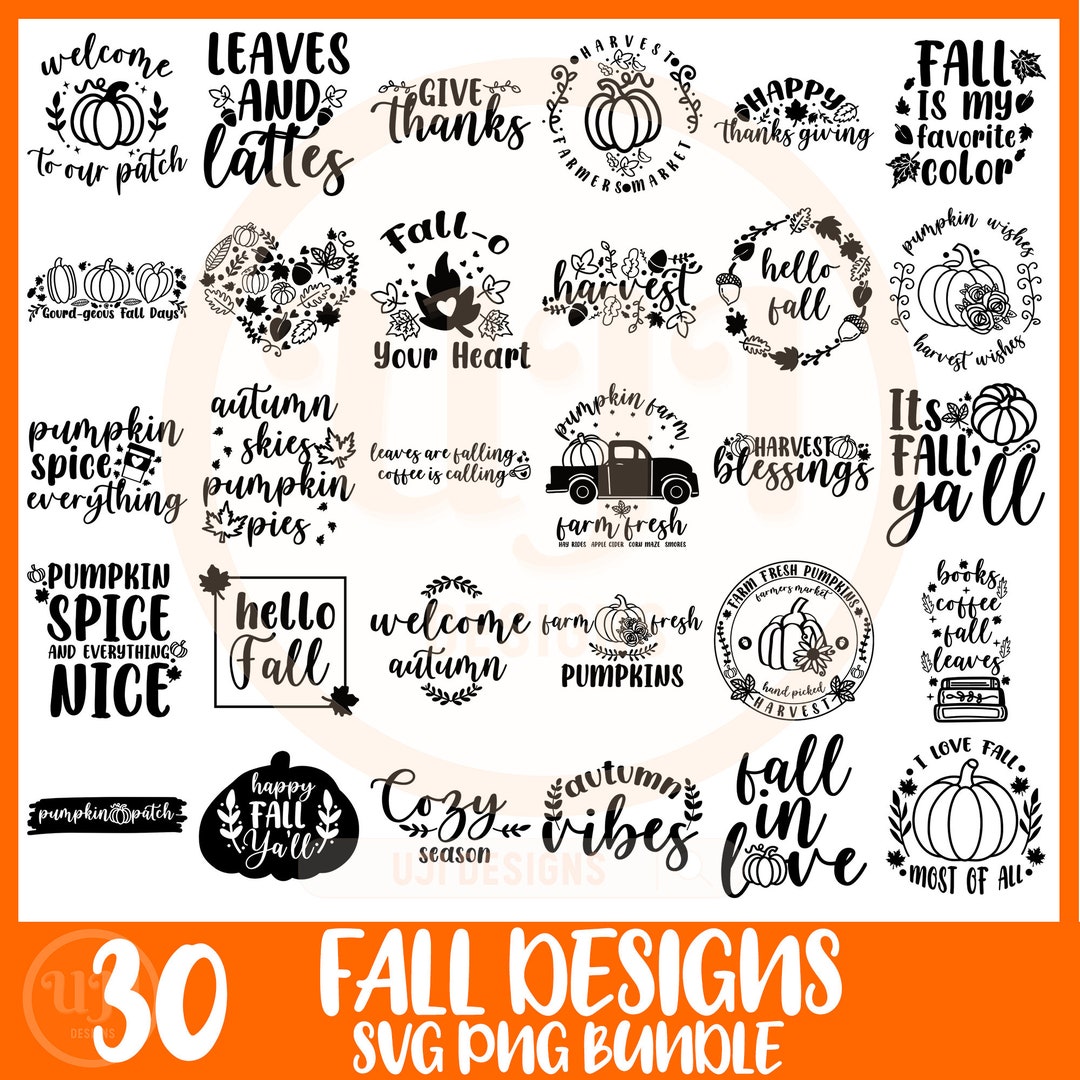 Fall SVG, Fall SVG Bundle, Autumn Svg, Thanksgiving Svg, Fall Svg ...