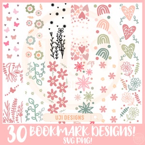 Bookmark SVG Bundle, Bookmark SVG PNG, Bookmark Quote Svg, Printable ...