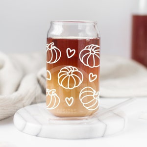 Halloween Ghost Glass Cup Svg, Bundle, Pumpkin and Ghost 16oz Libbey ...