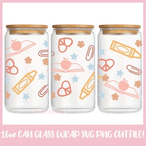 Teacher Wrap Svg, Teacher Appreciation Svg, Retro Teacher Can Svg ...