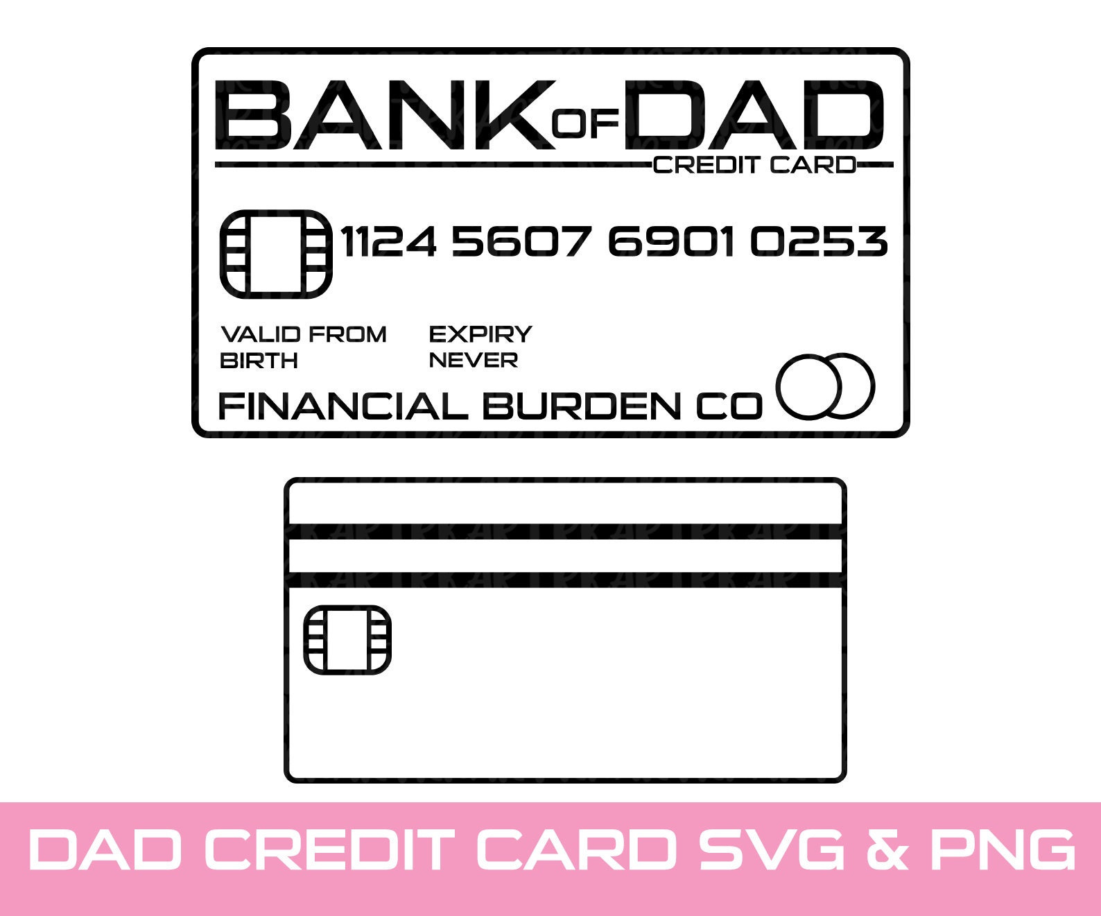 Dad Shirt Svg, Super Dad Svg, Bank of Dad Svg, Credit Card Svg, Gift ...