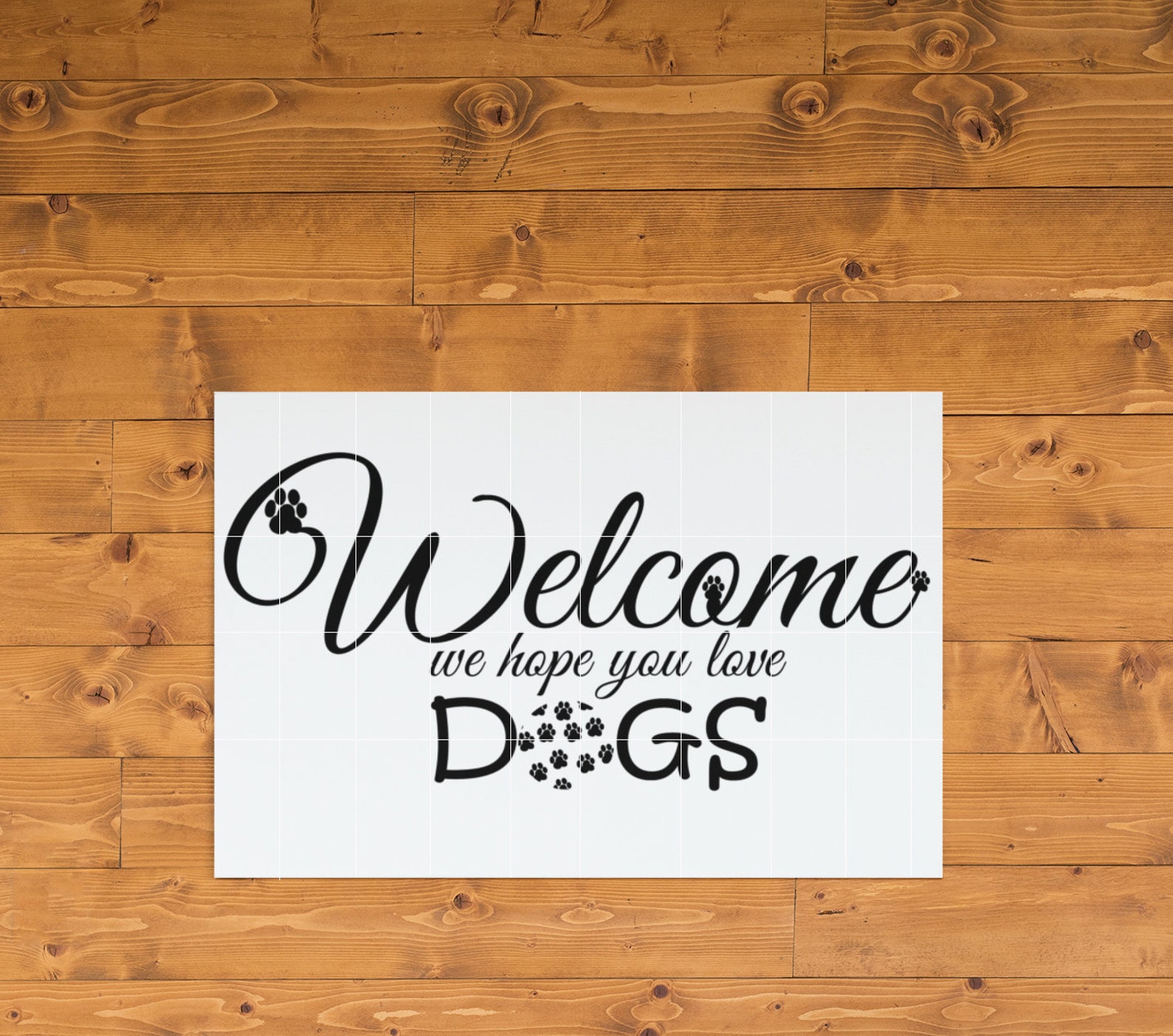 Welcome dog sign SVG png welcome svg png love dogs svg png | Etsy