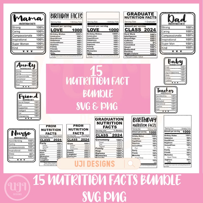 Prom Nutritional Facts - Etsy