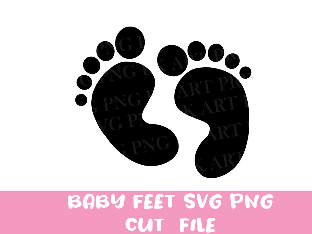 Baby Footprint Svg Baby Feet SVG Instant Download SVG PNG - Etsy Finland