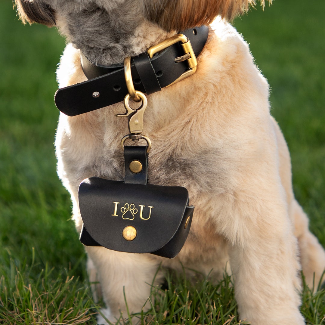 Engagement Ring Box for Proposal, Personalized Leather Dog Wedding Ring ...