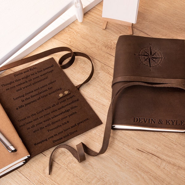 Travel Journal Cover - Etsy