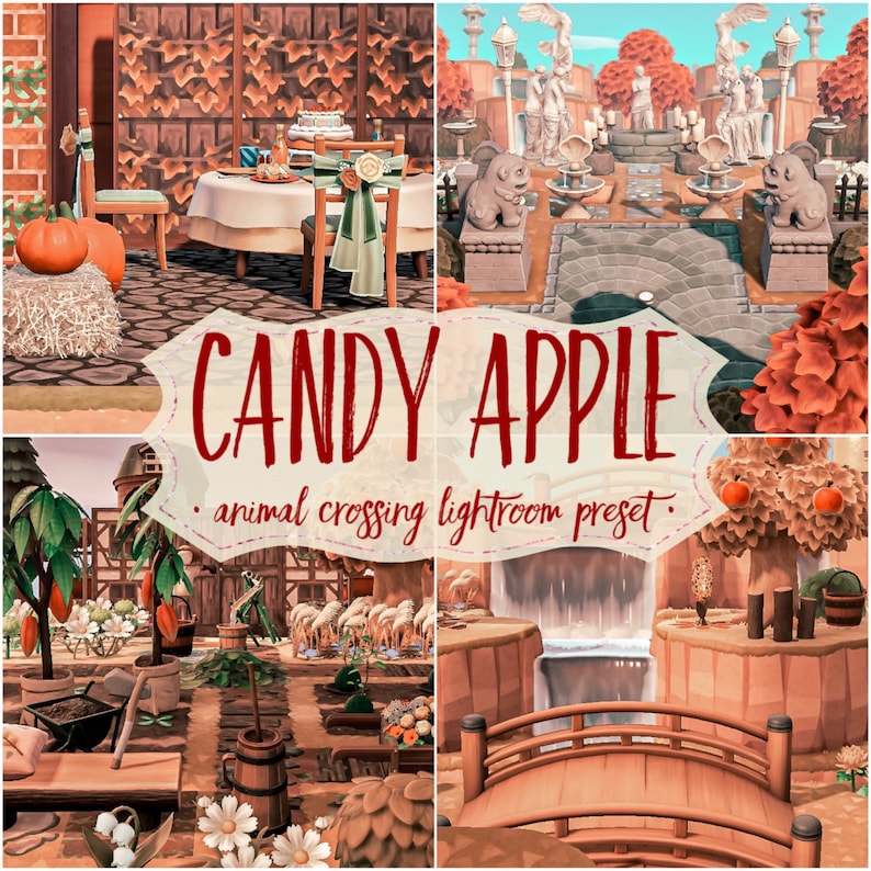 Animal Crossing Fall Lightroom Preset | “candy Apple” - Etsy
