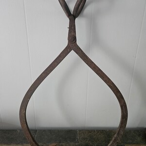 Antique Ice Block Pick / Gripper - Etsy