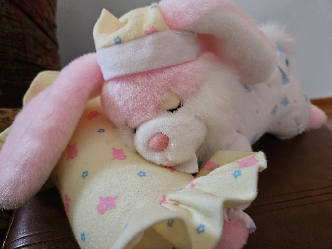 Vintage Sleeping Bunny Plush Toy House of Lloyd Easter Basket - Etsy