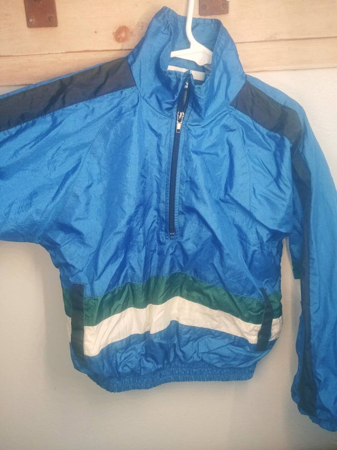 Vintage Windbreaker Kid's Vertical Active Track Jacket Size 7 XL - Etsy