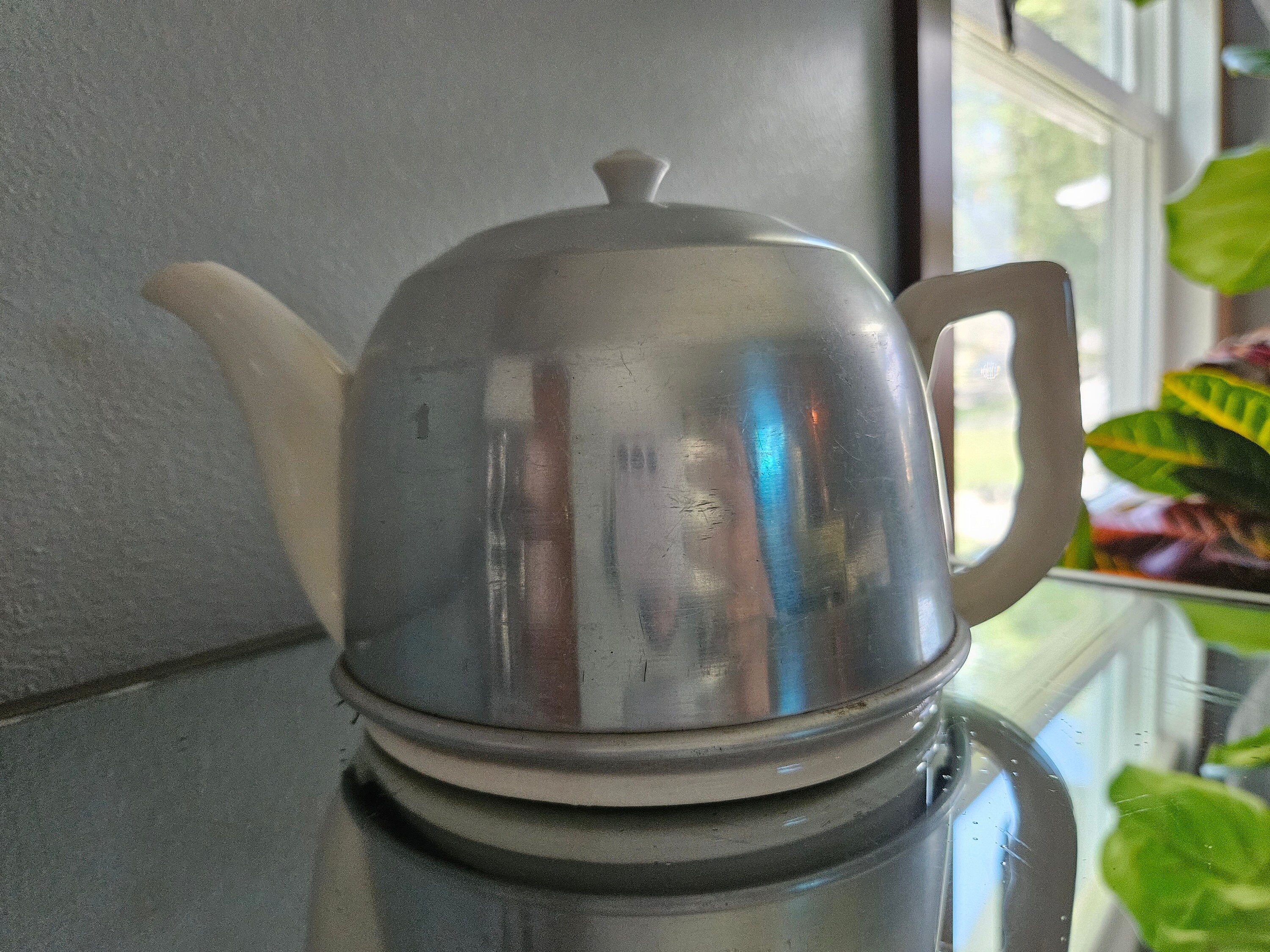 Vintage Vicki Ceramic Teapot With Aluminum Cover - Etsy