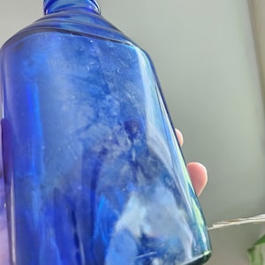 Vintage Genuine Phillips Glass Bottle Made in USA Cobalt Blue - Etsy