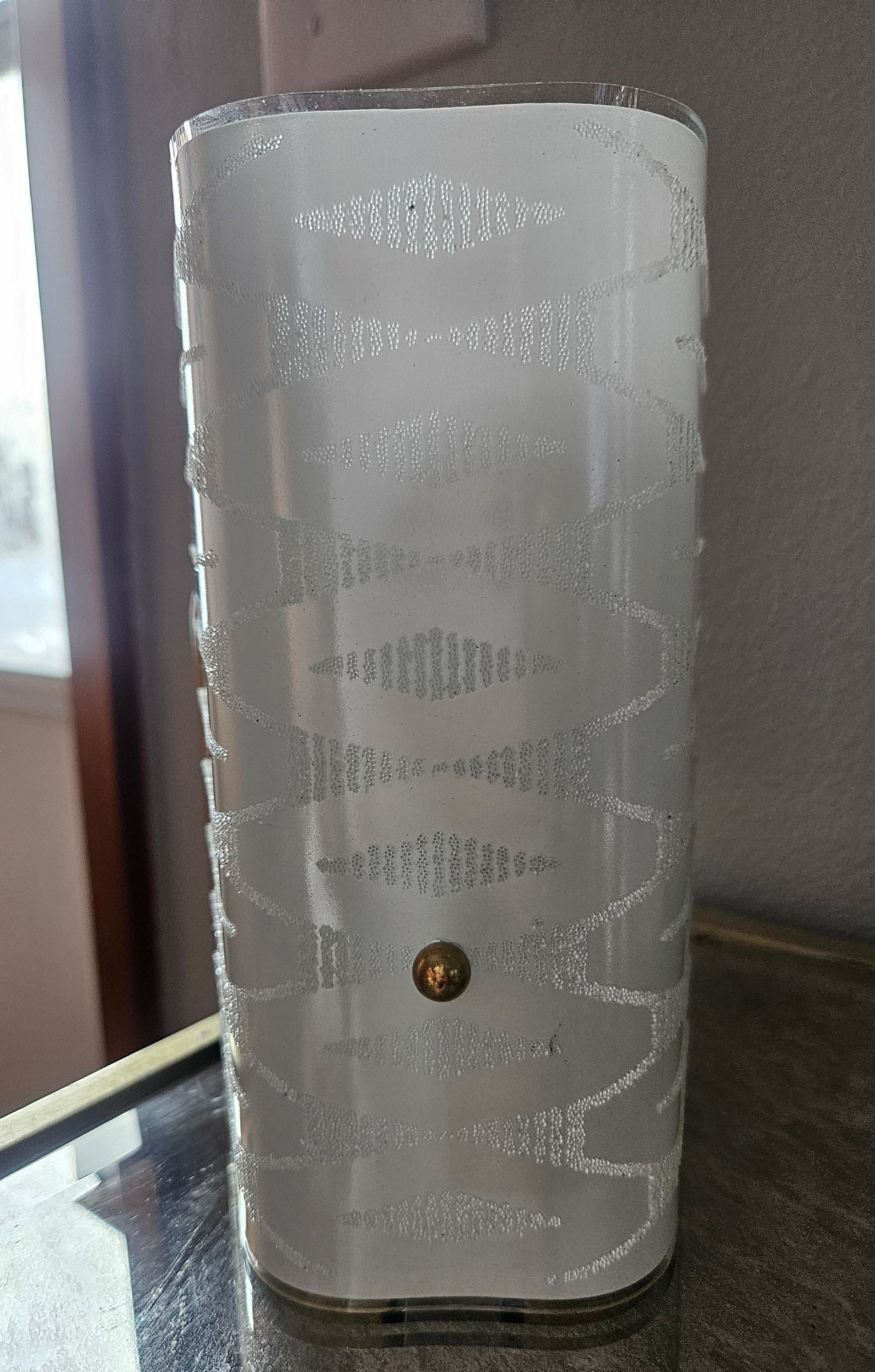 Vintage Glass Wall Sconce Fixture MCM Bathroom Vanity Light - Etsy